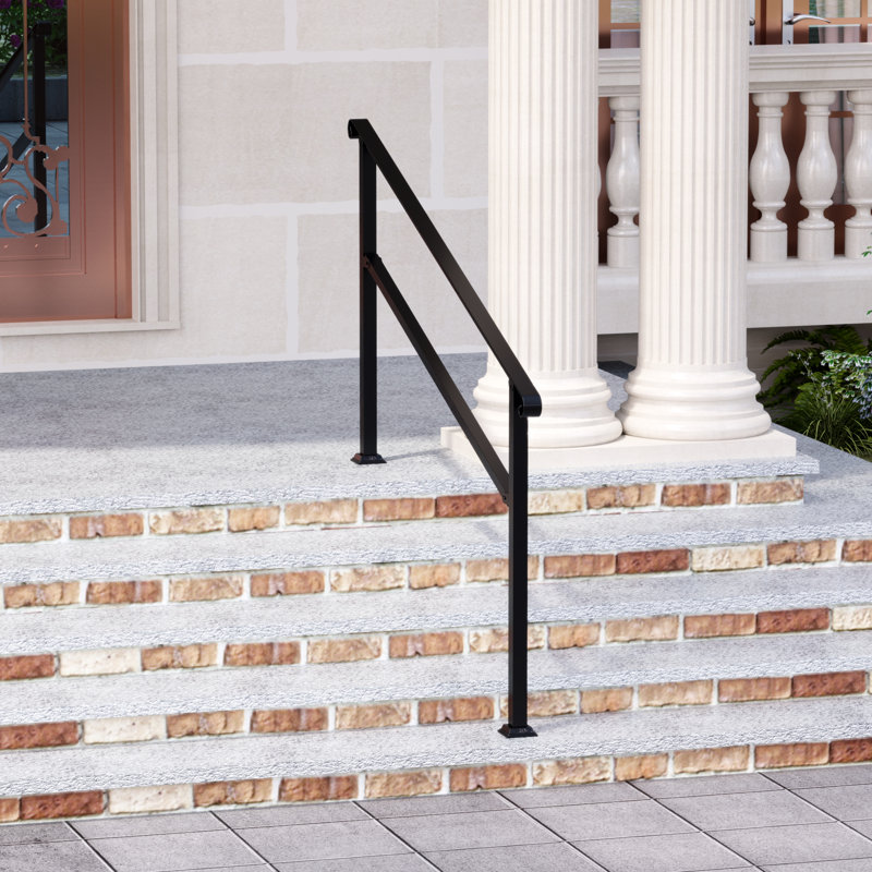 Metaoutdoors Stair Railing Kit Handrail Flexible Outdoor Deck Hand Rail ...