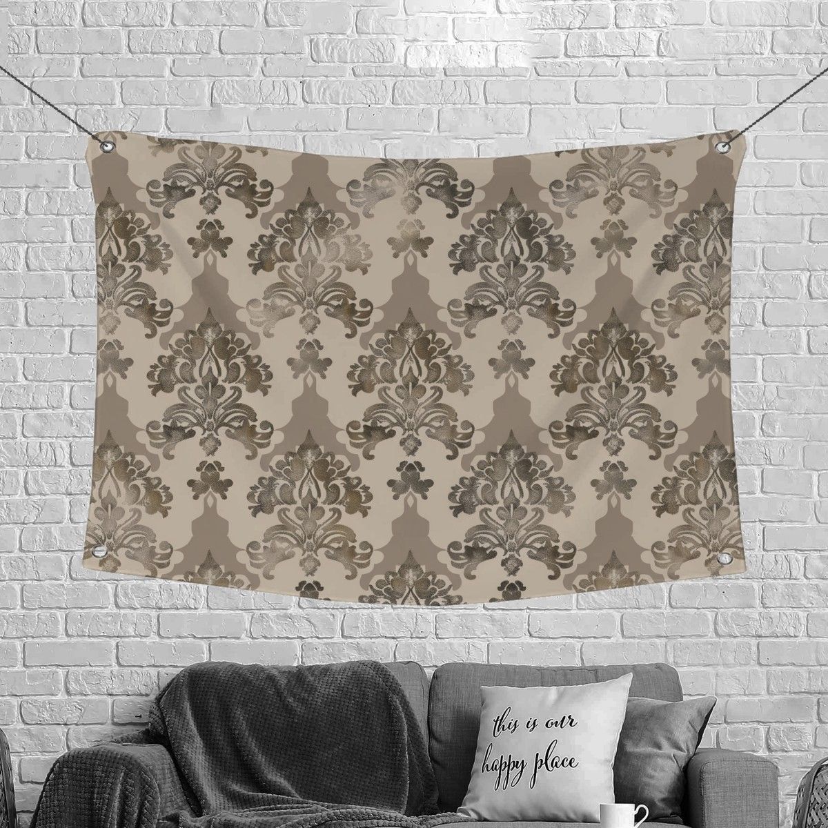 VisionDecor Plain Weave Muslin Microfiber Fabric Tapestry | Wayfair