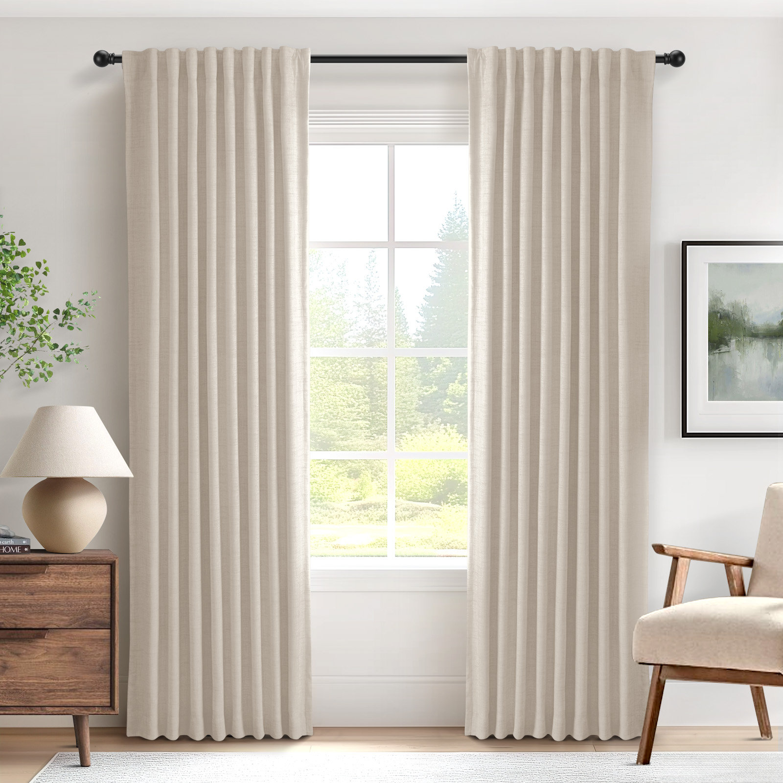 100 Wide Curtains