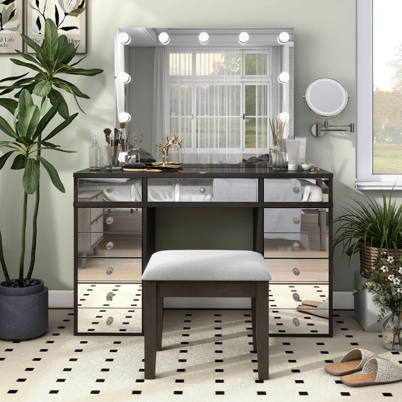 House of Hampton® Andreal Fon Vanity Set | Wayfair
