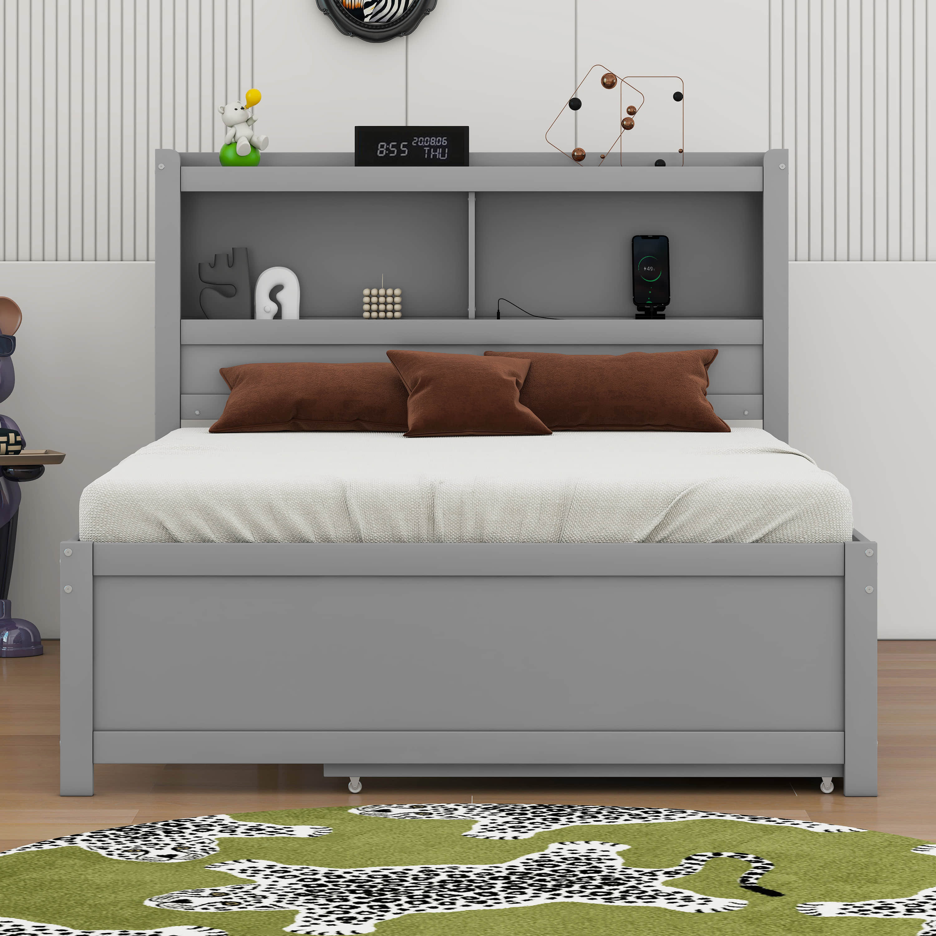 Red Barrel Studio Lit plateforme avec gigogne Juanisha - Wayfair Canada