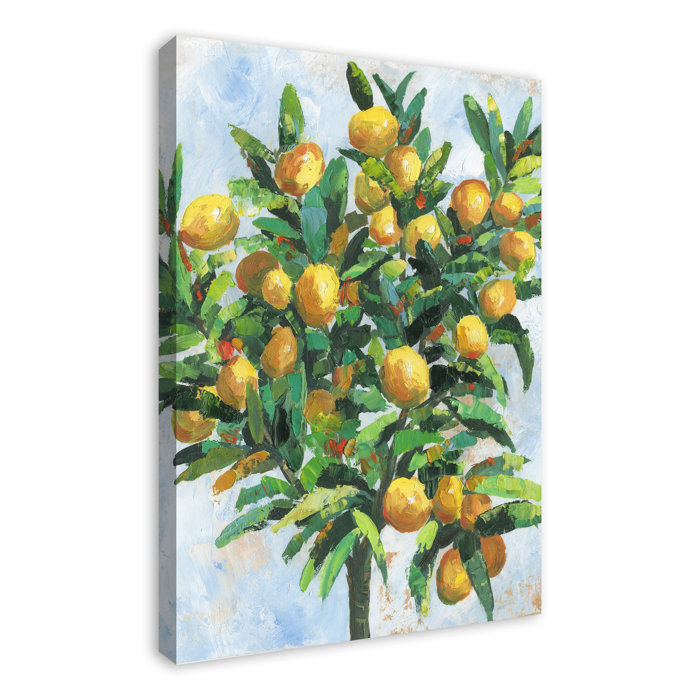 Red Barrel Studio® Lemon Tree On Canvas Painting | Wayfair