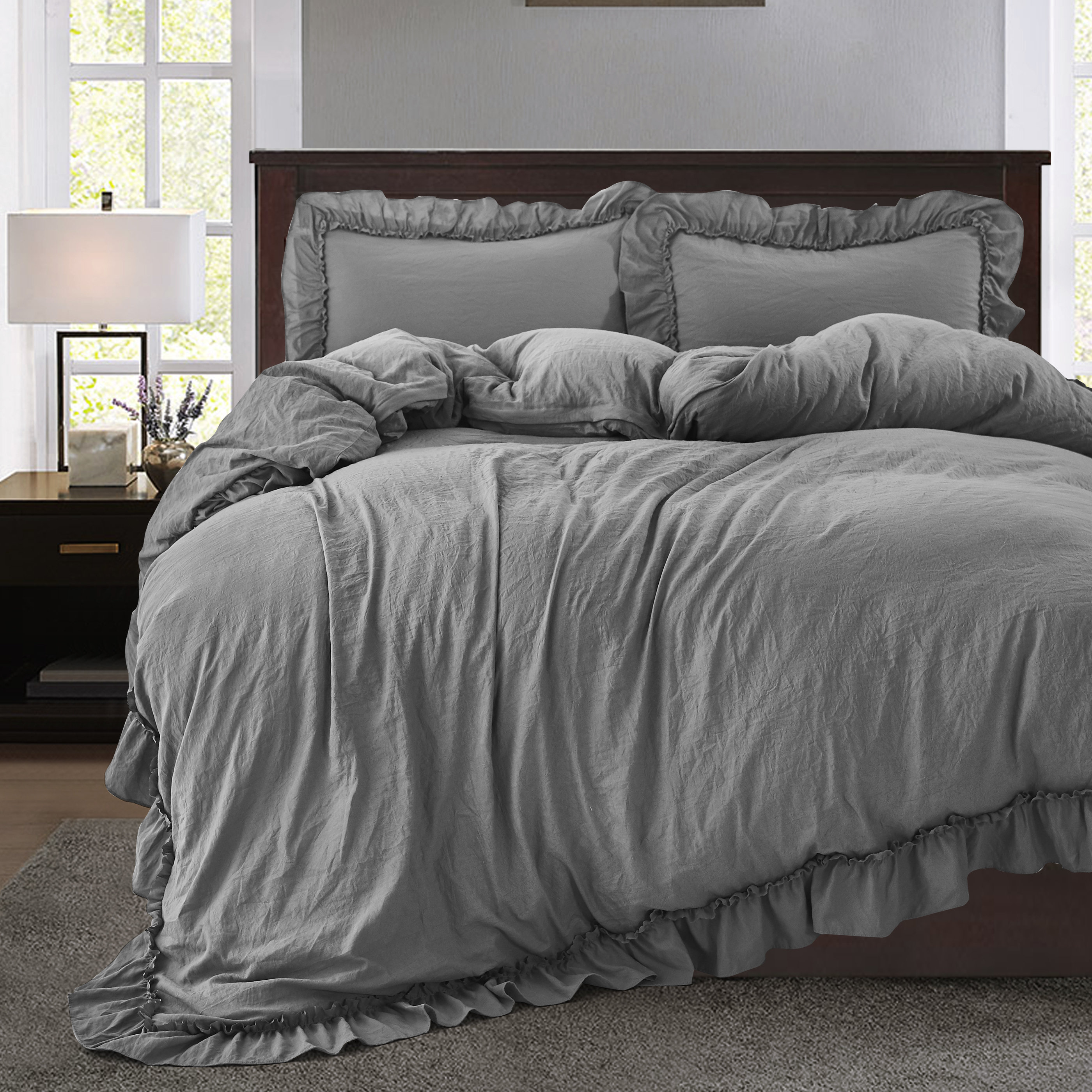 Homechoice International Group JANA Microfiber 3 Piece Duvet Cover Set ...