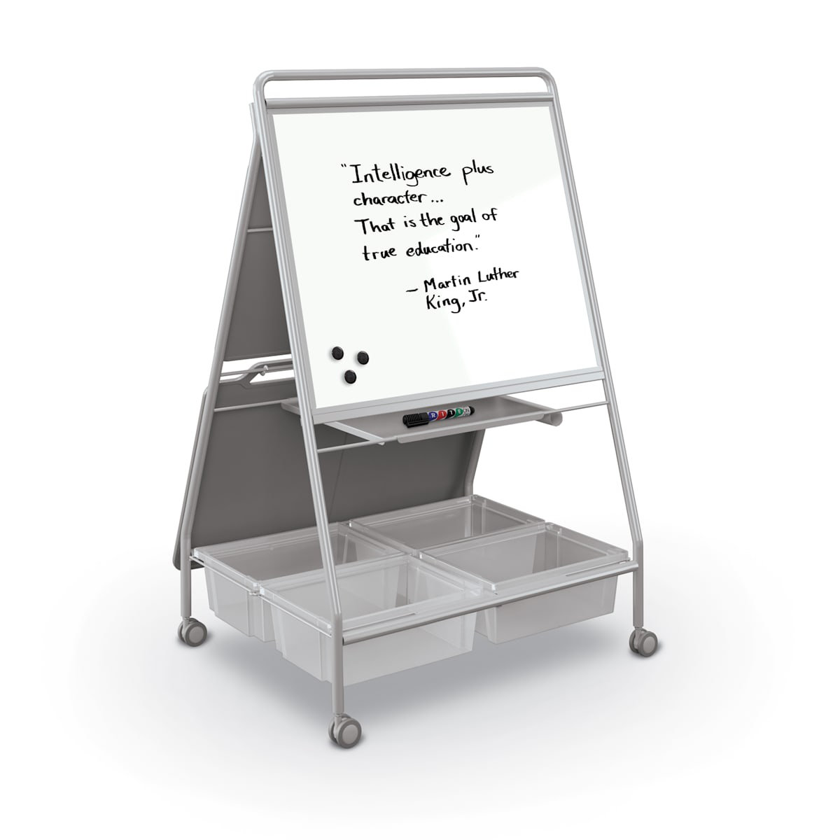 MooreCo Tlc-2 Platinum Teacher Learning Dry Erase Easel | Wayfair