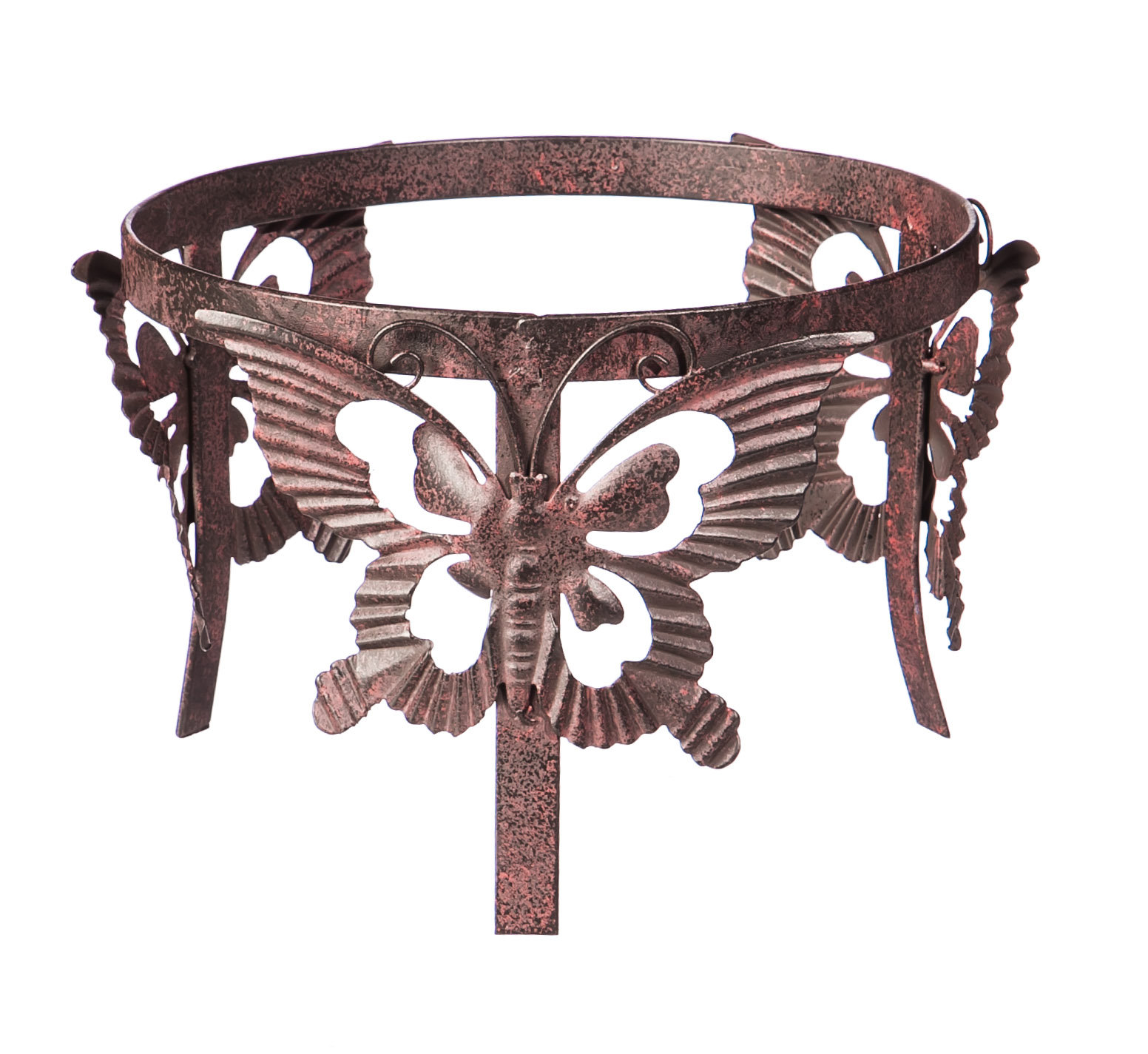 Winston Porter Wessex Metal Butterfly Gazing Ball Stand & Reviews | Wayfair