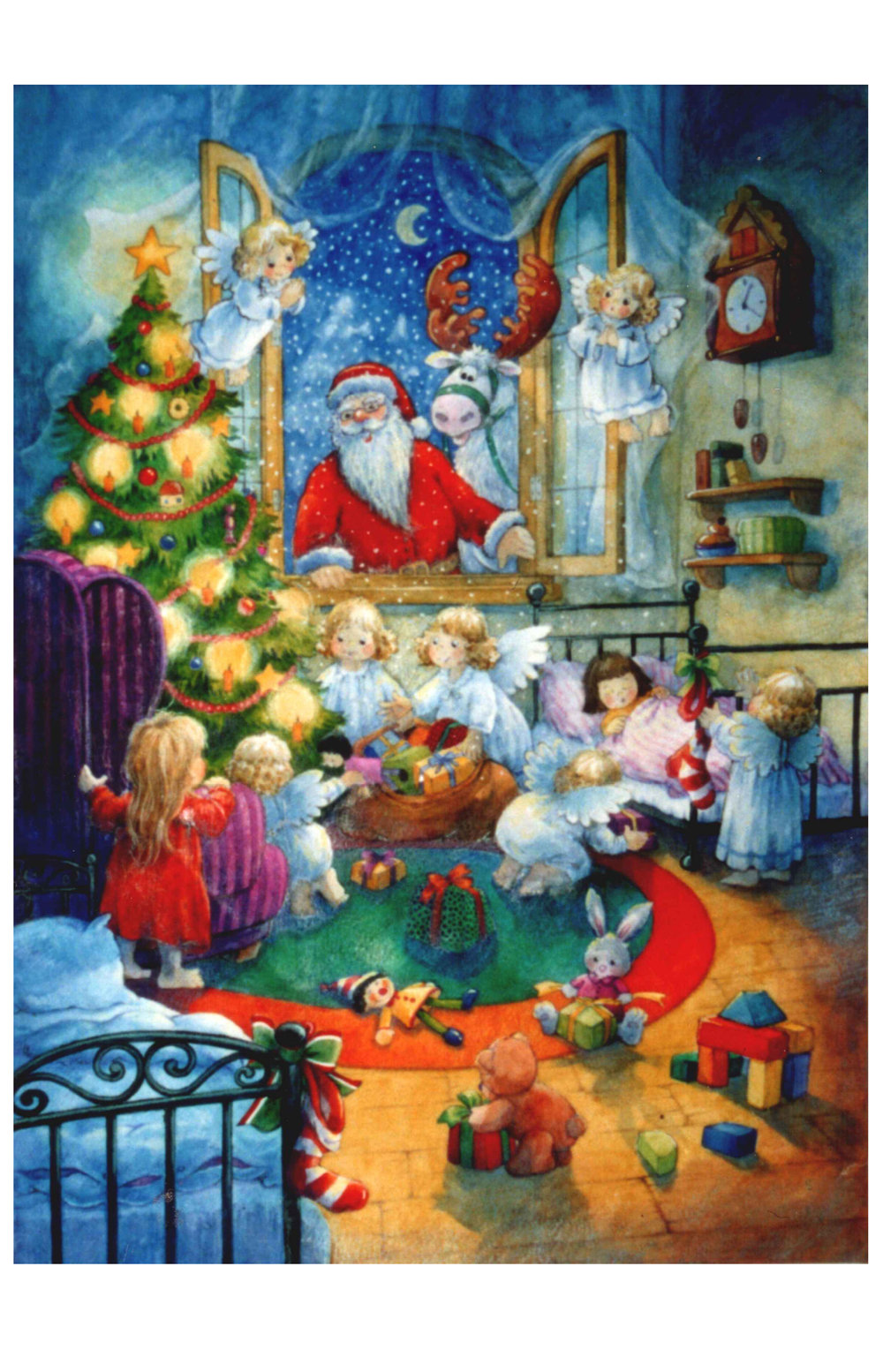 Alexander Taron Small Santa in Window Advent Calendar - Wayfair Canada