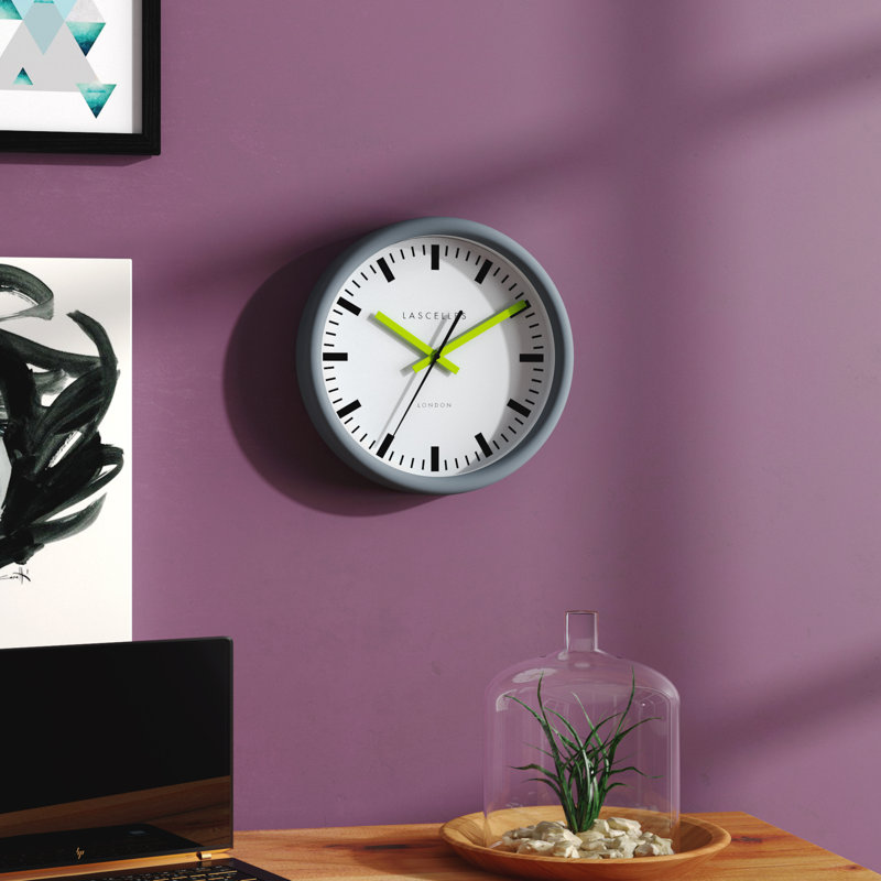 Roger Lascelles Clocks Sync Metal Wall Clock & Reviews | Wayfair.co.uk