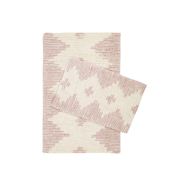 East Urban Home Linden 2 Piece Bath Mat Set | Wayfair