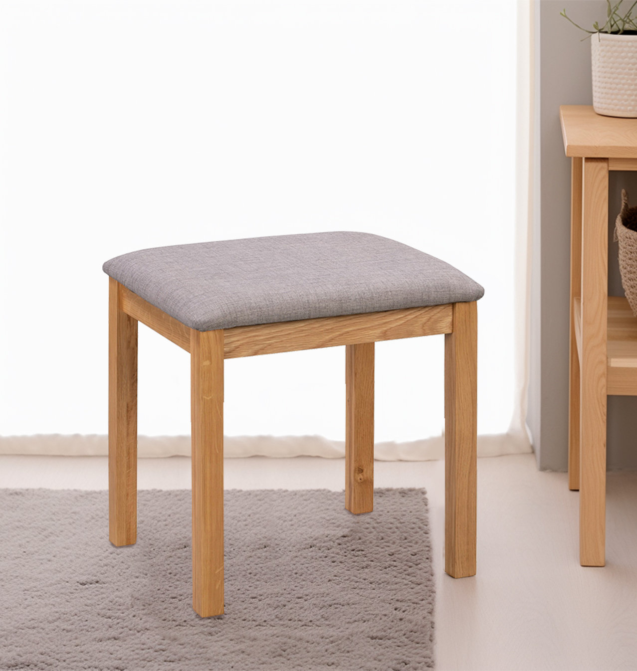 Fernleaf Rugby Solid Wood Dressing Table Stool & Reviews | Wayfair.co.uk
