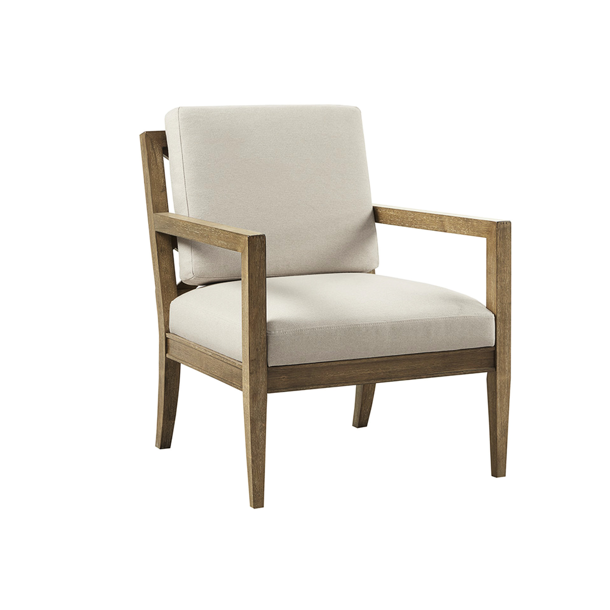 Red Barrel Studio® Upholstered Armchair With Solid Wood Frame ...