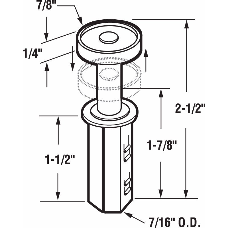 Prime-Line Wardrobe Door Roller Guide | Wayfair