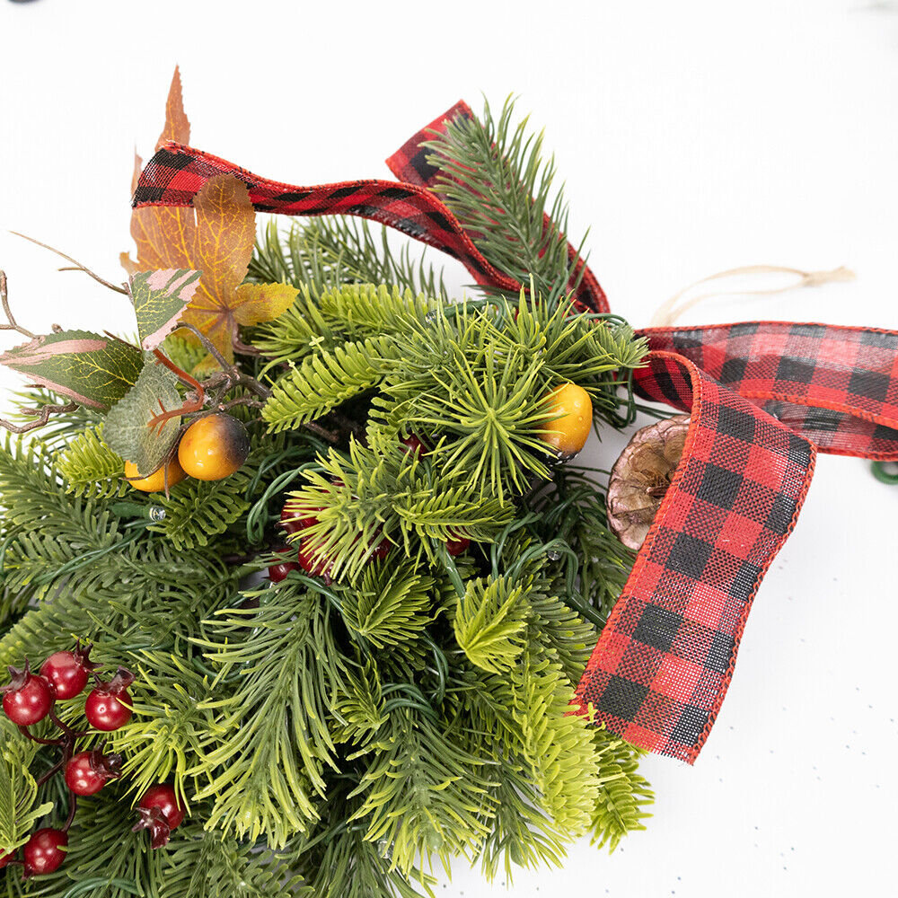 The Holiday Aisle® Lighted Faux Swag | Wayfair