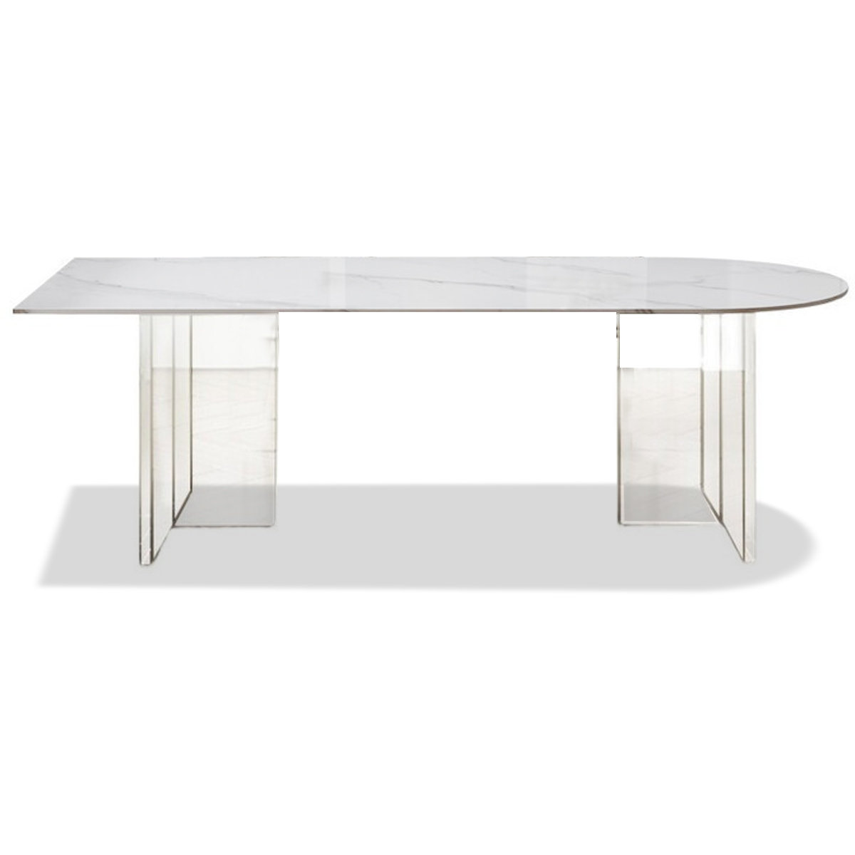 Orren Ellis Italian light luxury minimalist acrylic sintered stone ...