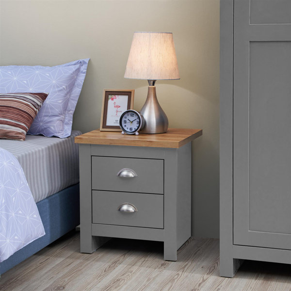 Lark Manor 45cm W Particle Board Bedside Table | Wayfair.co.uk