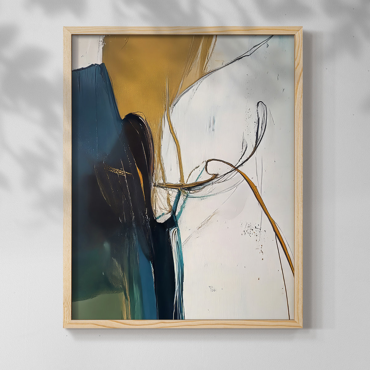 Wrought Studio™ ABSTRACT Series DCX -Premium Framed Print -Ready to ...
