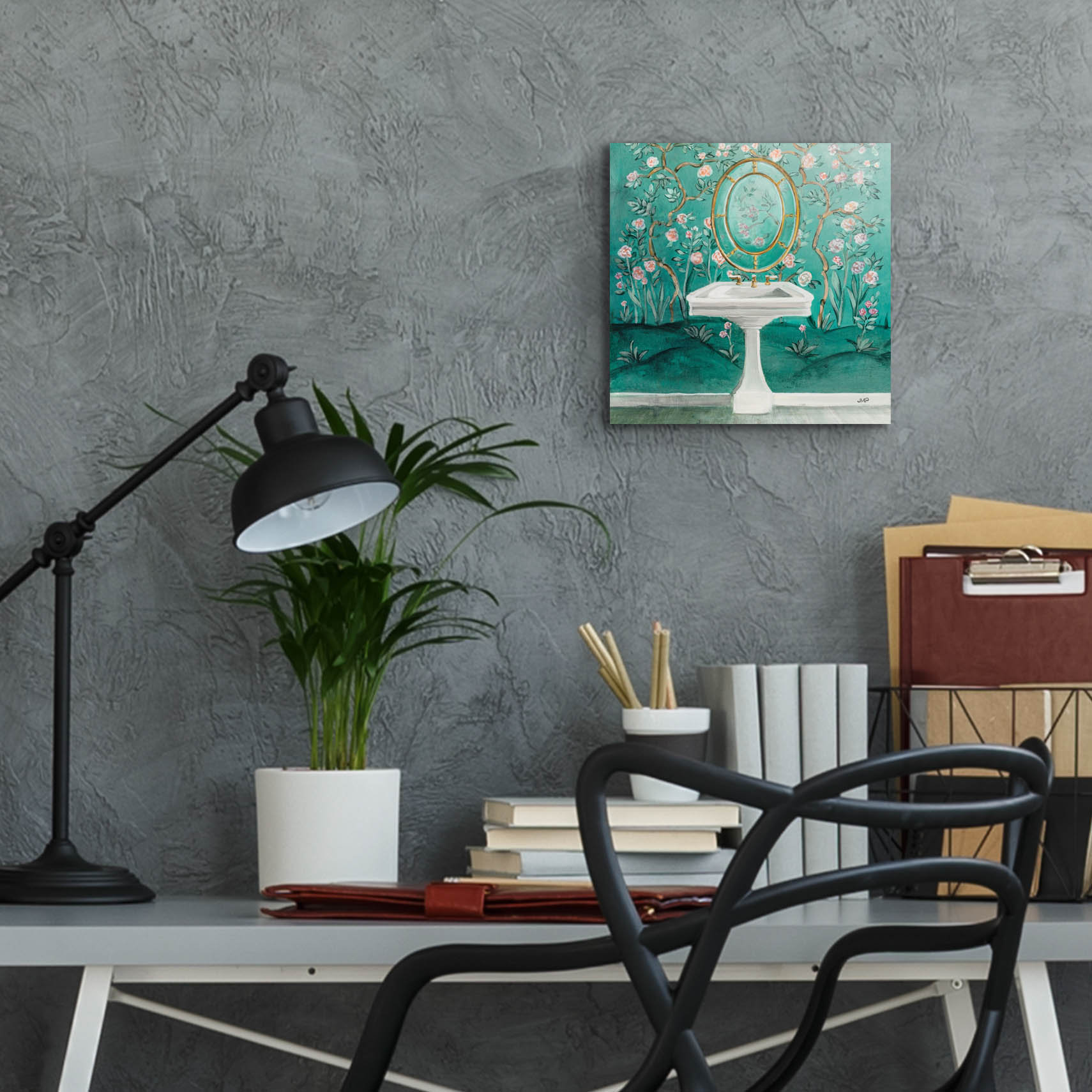 House of Hampton® Chinoiserie Bath 1 Sq' by Julia Purinton Acrylic ...