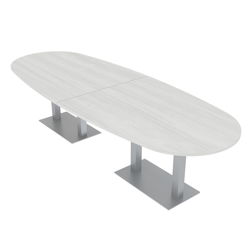 Skutchi Designs, Inc. 12 Person Oval Boat Shape Modular Conference ...