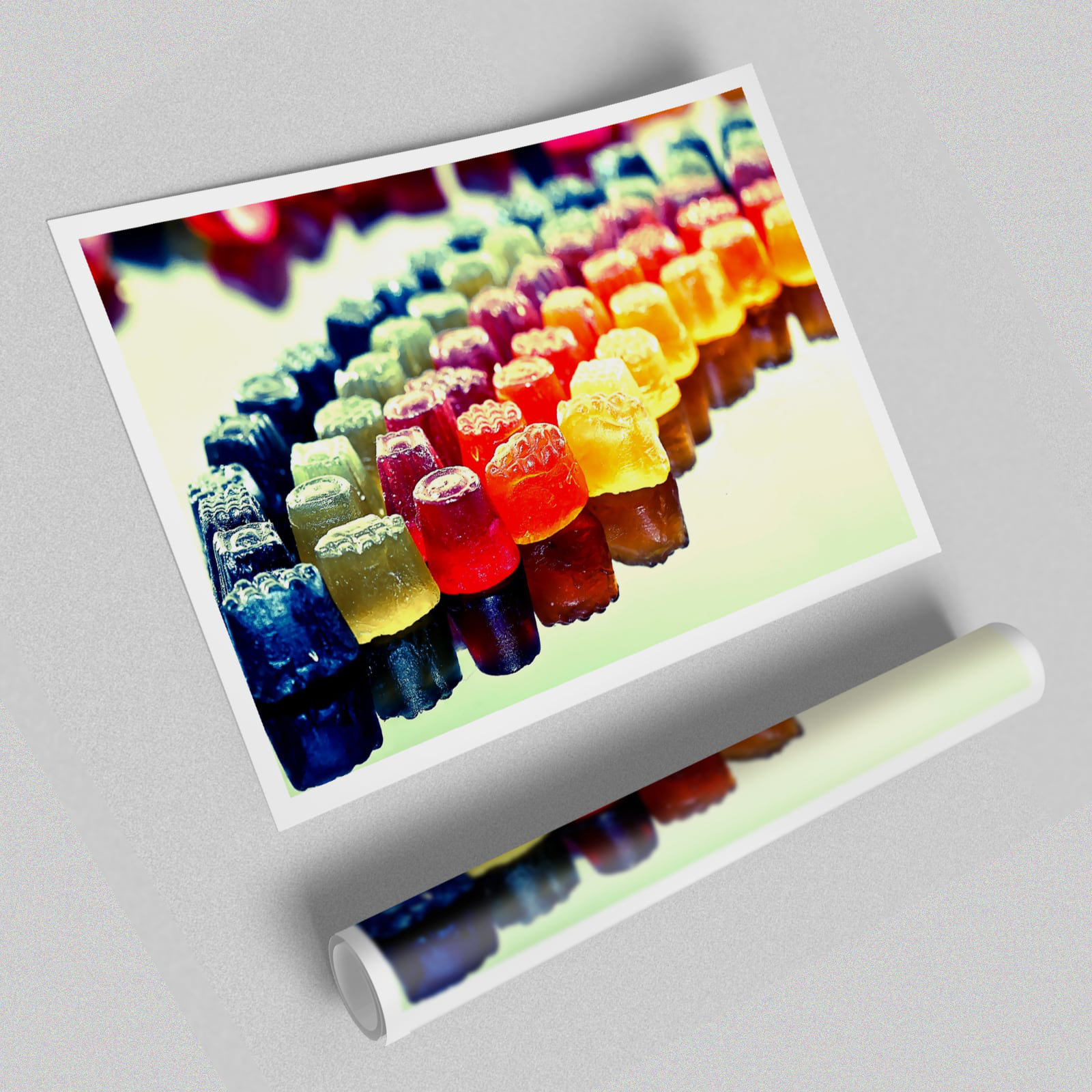 East Urban Home Colourful Jellies - Photograph Print on Paper | Wayfair ...