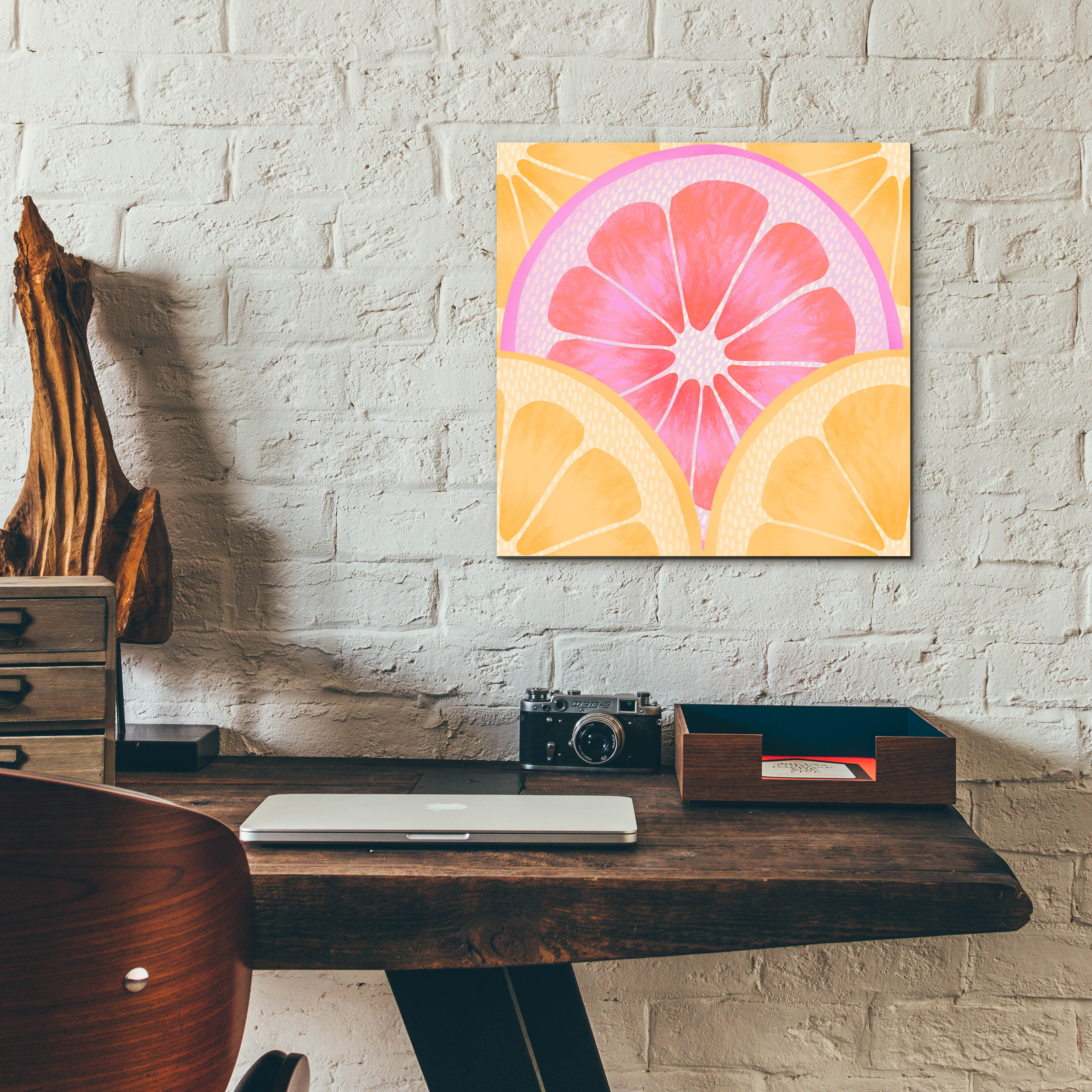 August Grove® Citrus Pattern' by Rachel Hallquist Acrylic Glass Wall ...