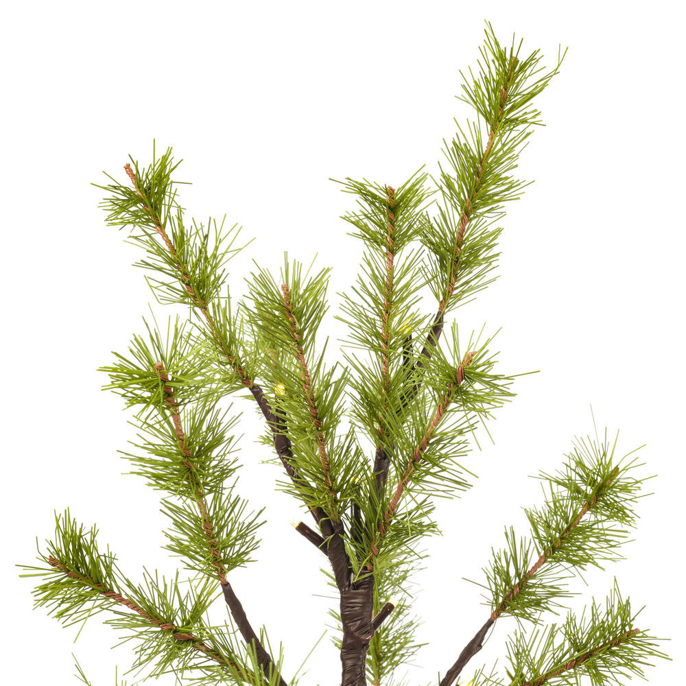 The Holiday Aisle® Vickerman LED Mini Pine Twig Tree 24' Lighted ...