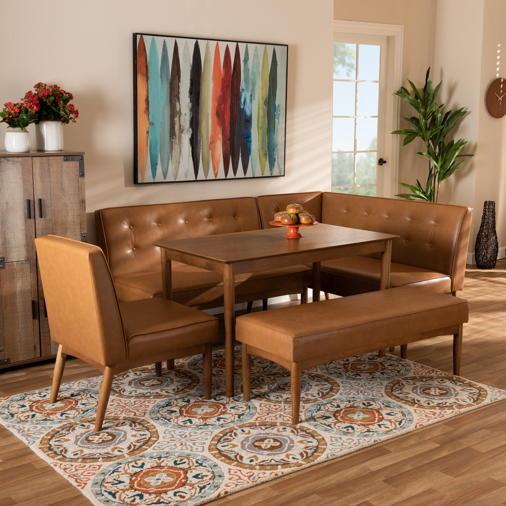 Corrigan Studio Imre 5 - Piece Breakfast Nook Dining Set & Reviews ...