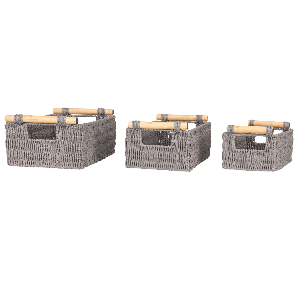 Household Essentials Cardboard General Basket Set & Reviews | Wayfair