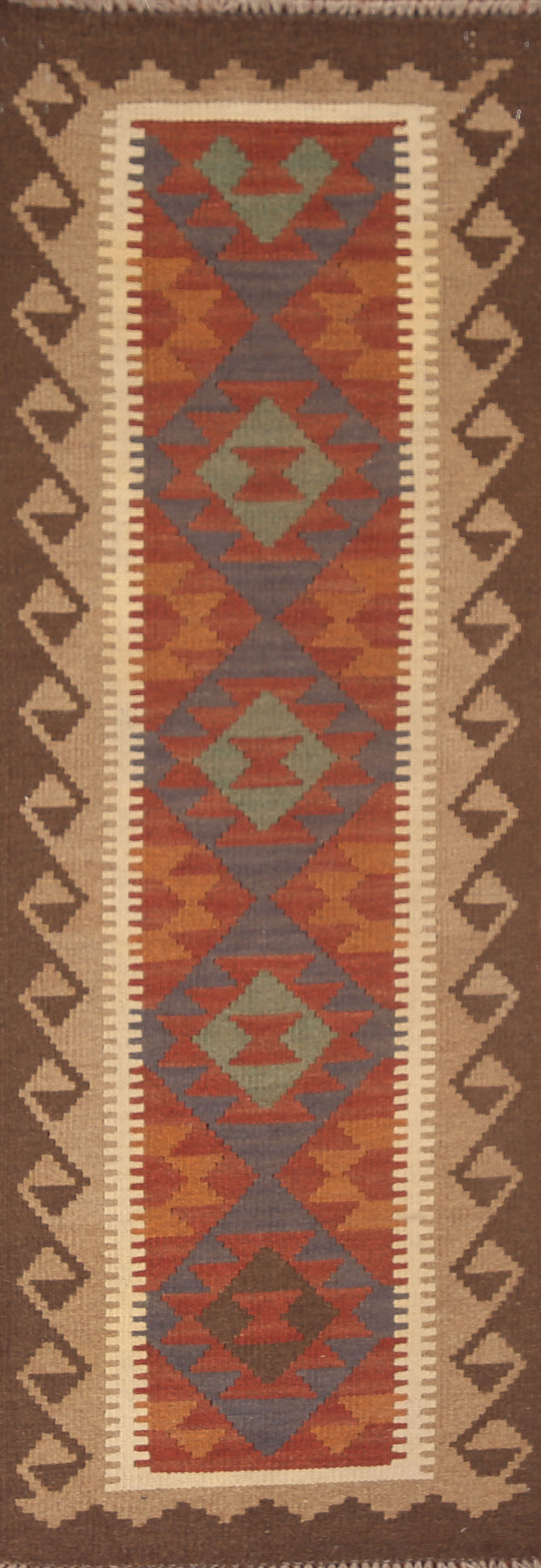 Dakota Fields Kilim Reversible Wool Runner Rug 2x6 | Wayfair