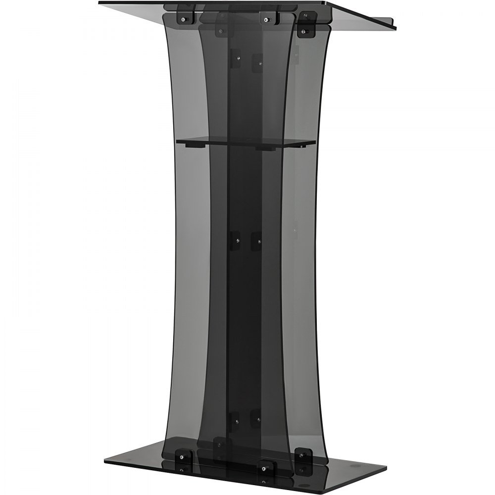 Stellweilan Tessberg Acrylic Pulpit, 47" Tall, Clear Podium Stand w ...
