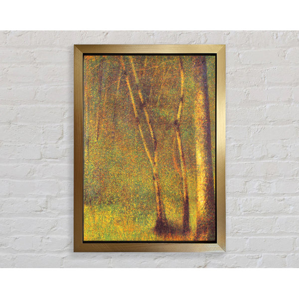 Bright Star Seurat Forest In Pontaubert by Georges Seurat - Single ...