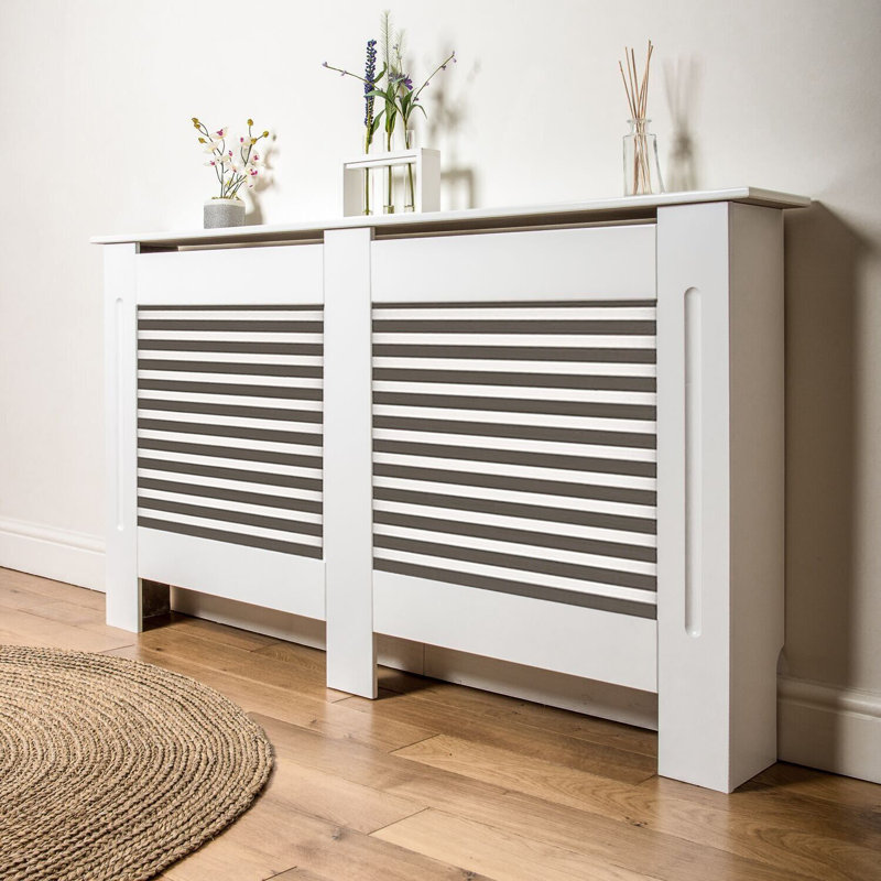 LUVODI High Slatted Radiator Cover Heating Heater Cabinet Grill for ...