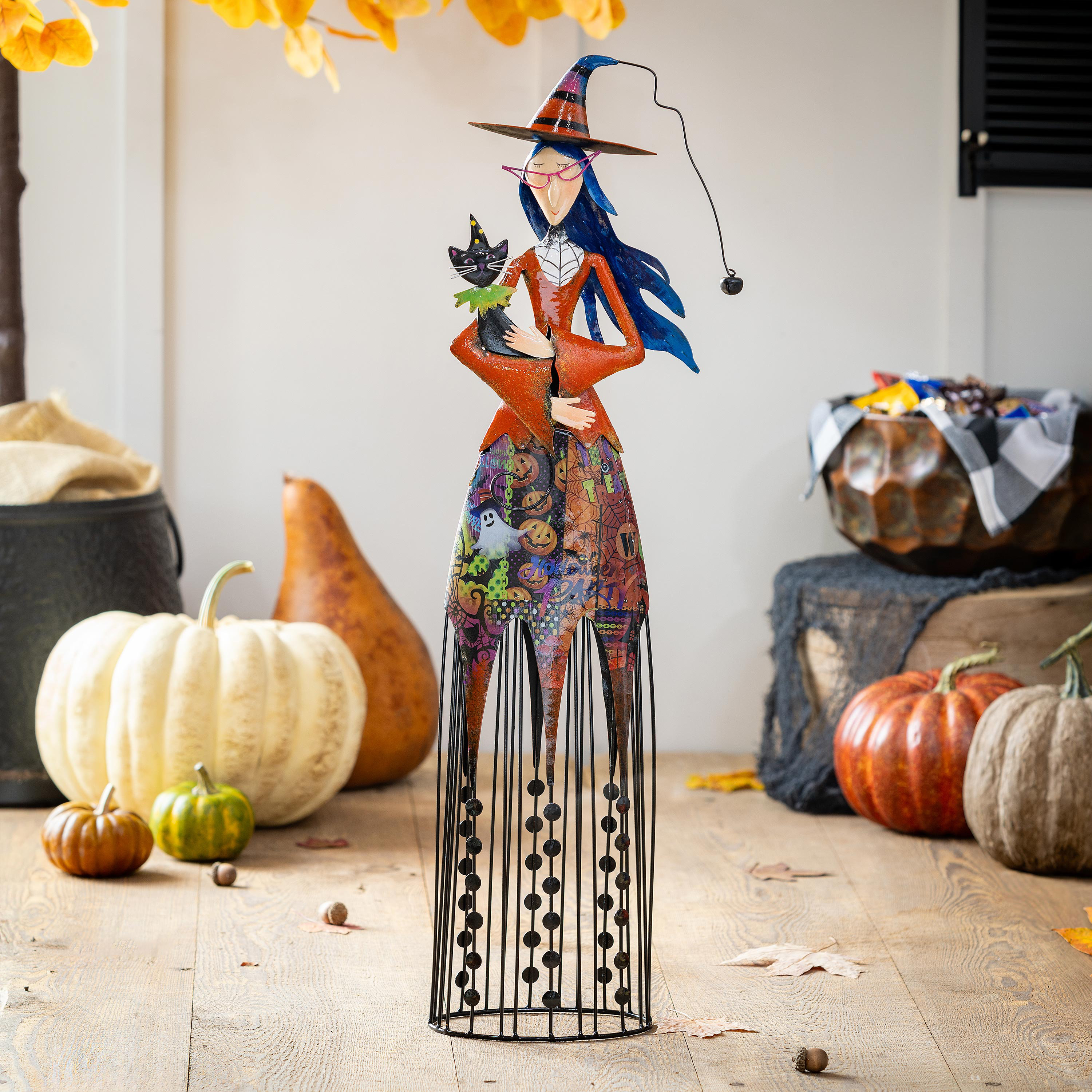 Ophelia & Co. Witch Metal Statue, 30.5"H - Wayfair Canada