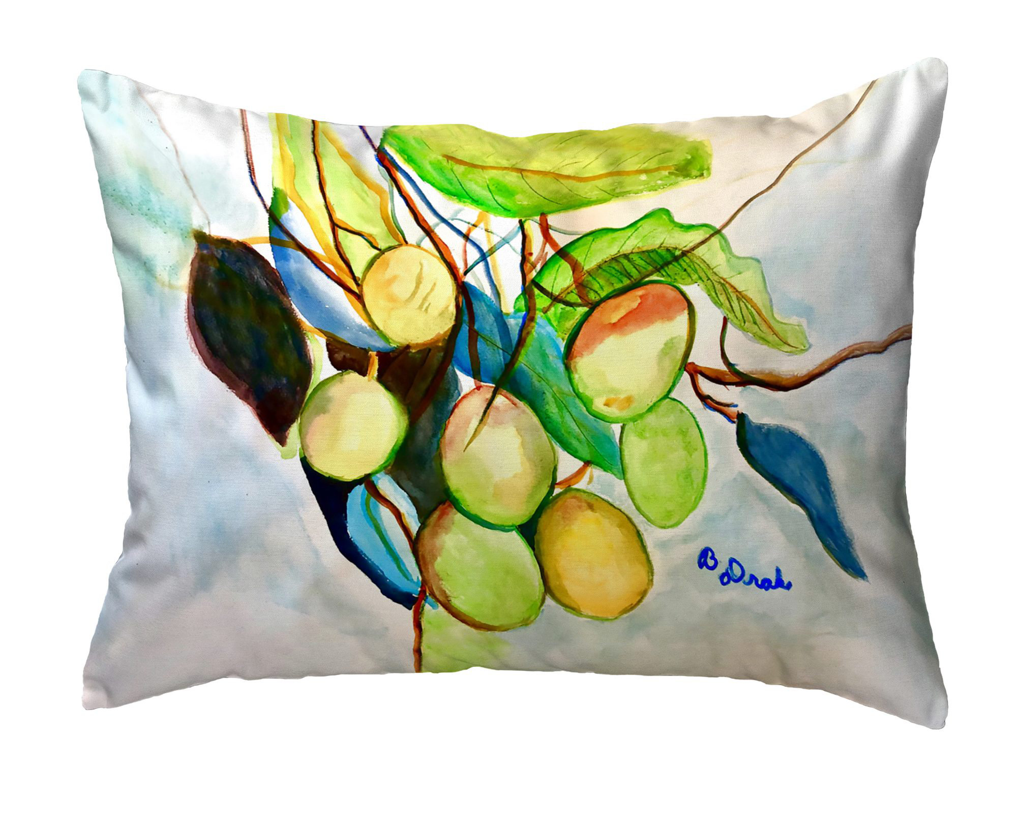 Betsy Drake Interiors Mango Tree Noncorded Pillow | Wayfair