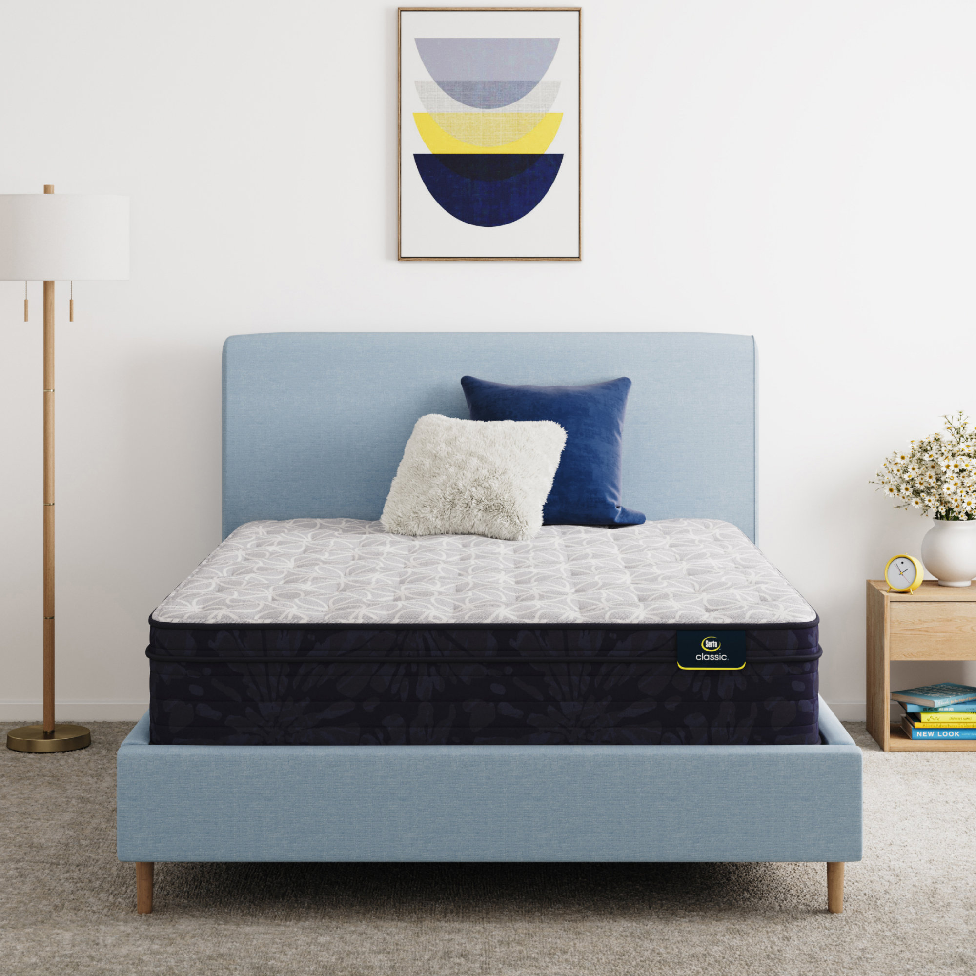 Serta Clarks Hill II Plush Euro Top 12.5" Mattress & Reviews | Wayfair