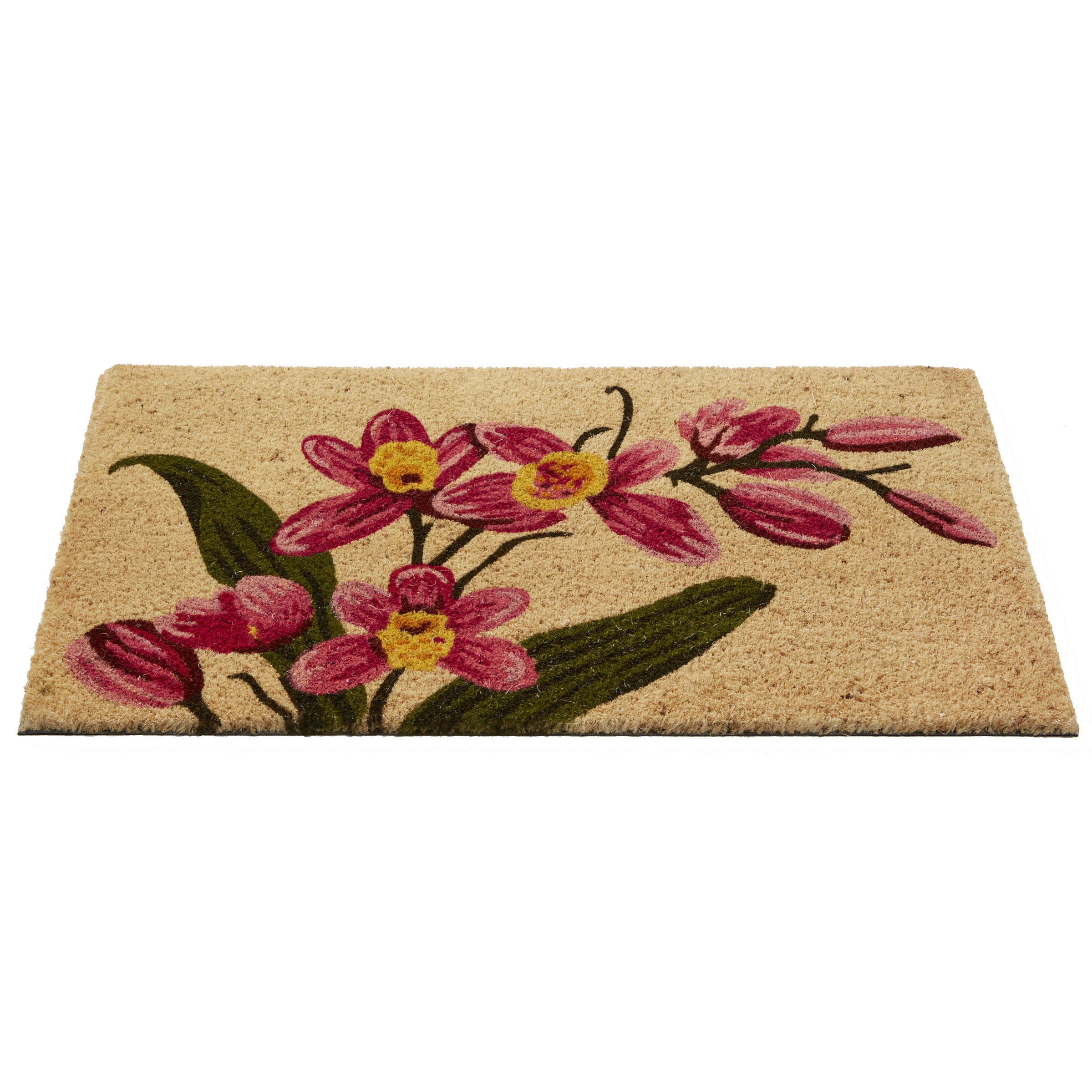 Home Furnishings by Larry Traverso Floral Outdoor Doormat | Wayfair