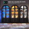 Breakwater Bay Freestanding Arch Display Cabinet with 3-Color Light ...