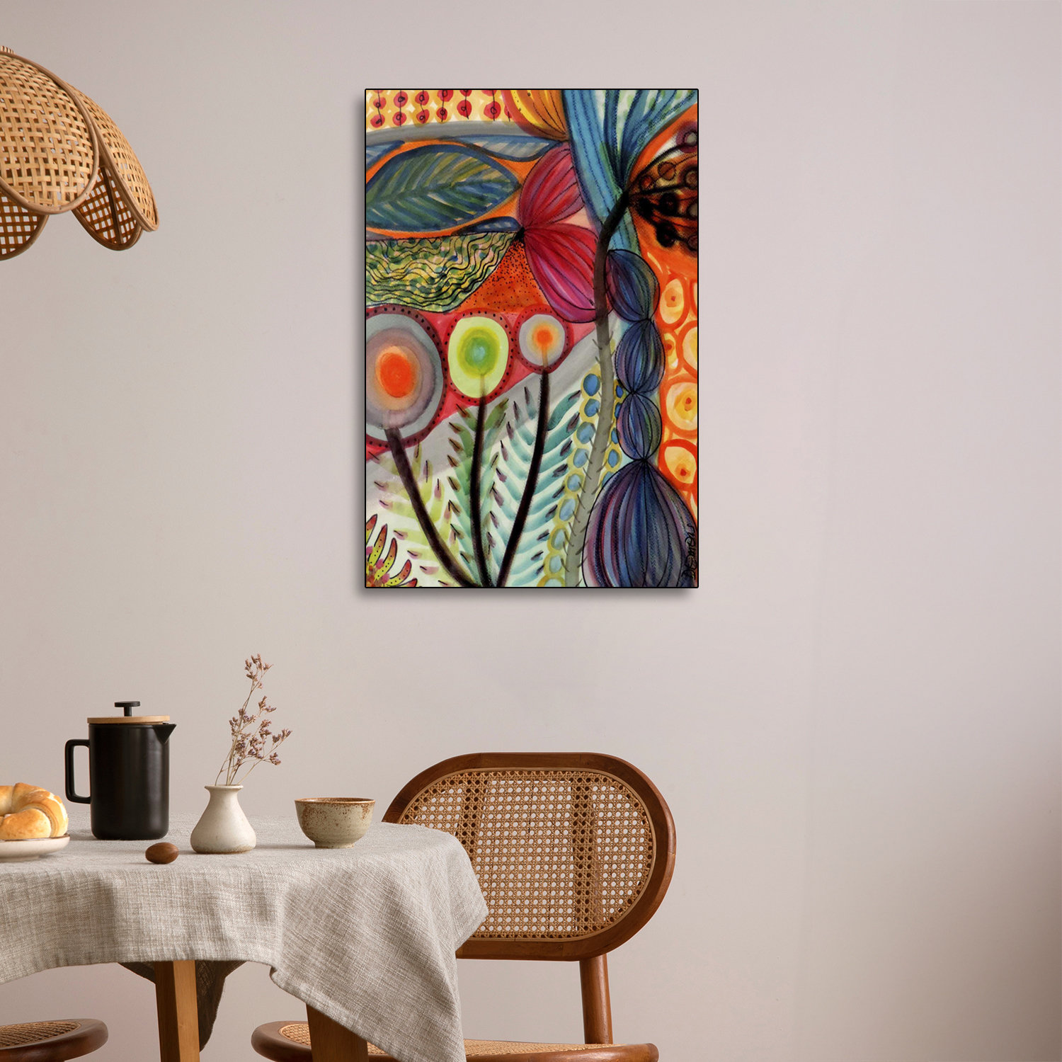 Latitude Run® Steelpix Metal Canvas - Vivaces By Sylvie Demers Wall Art ...