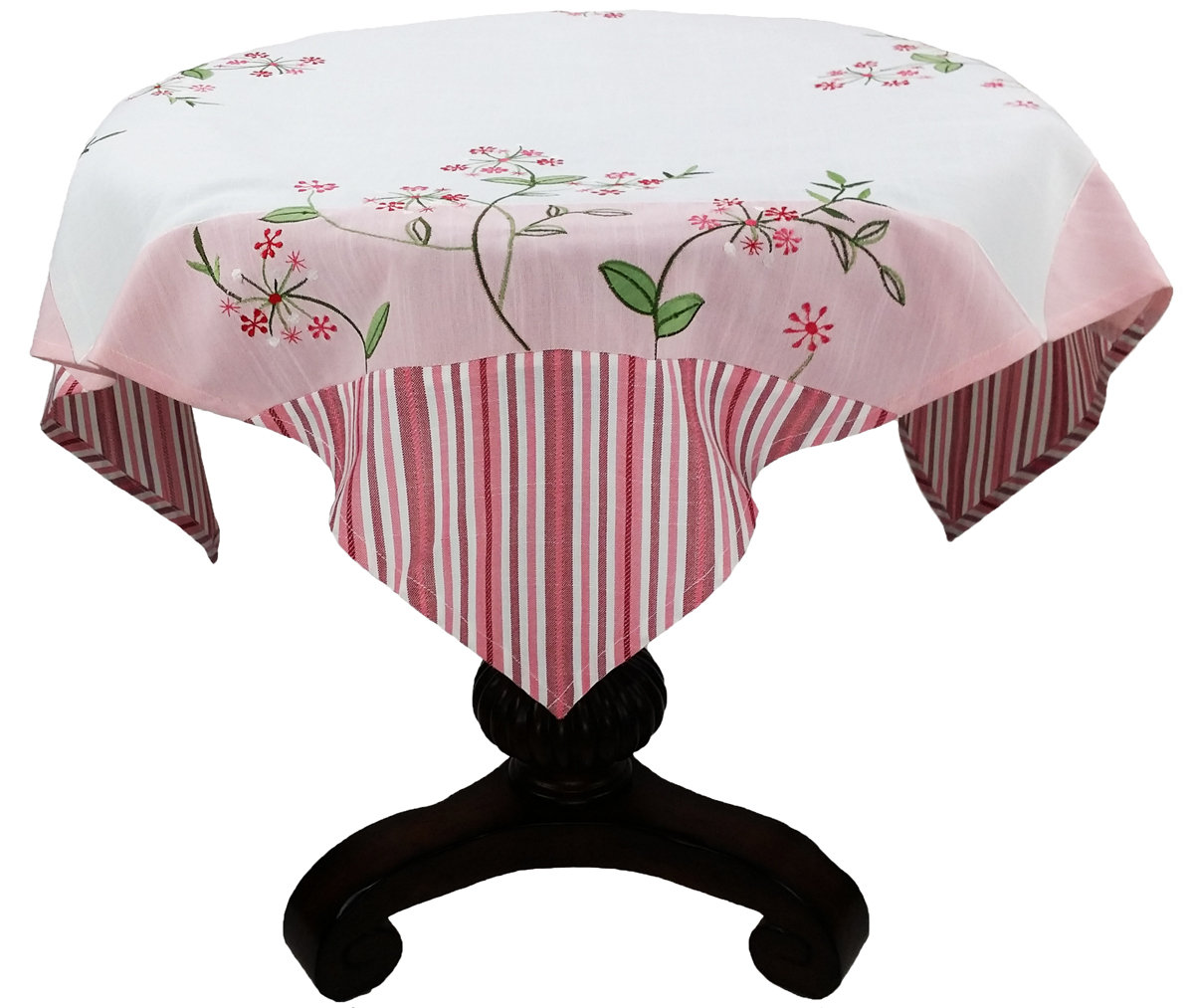 Xia Home Fashions Whimsy Embroidered Pattern Table Topper & Reviews ...