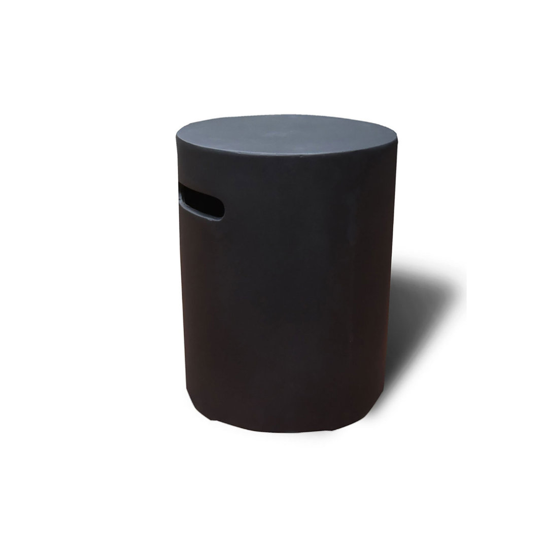 Elementi 15.7" Black Round Tank Cover | Wayfair