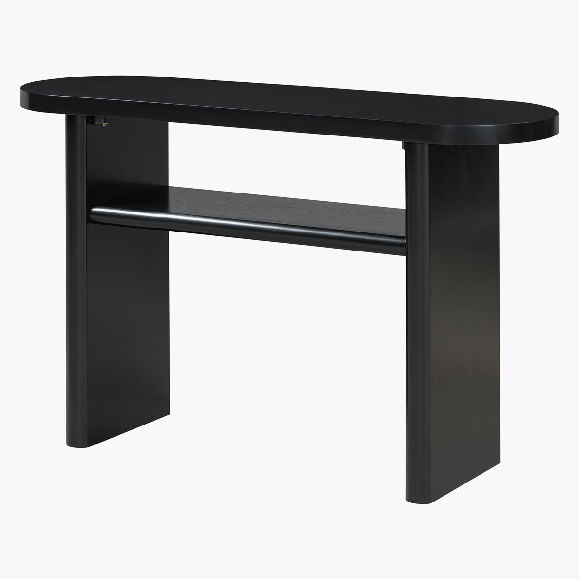 Latitude Run® Wood Storage Console Table With Rounded Edges and Sturdy ...