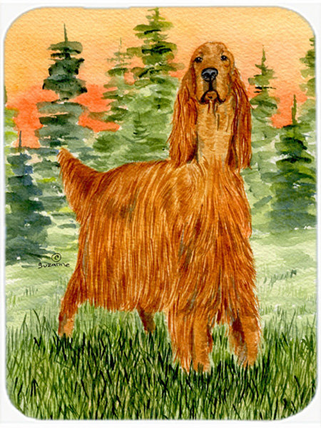 East Urban Home Irish Setter Glass Cutting Board | Wayfair