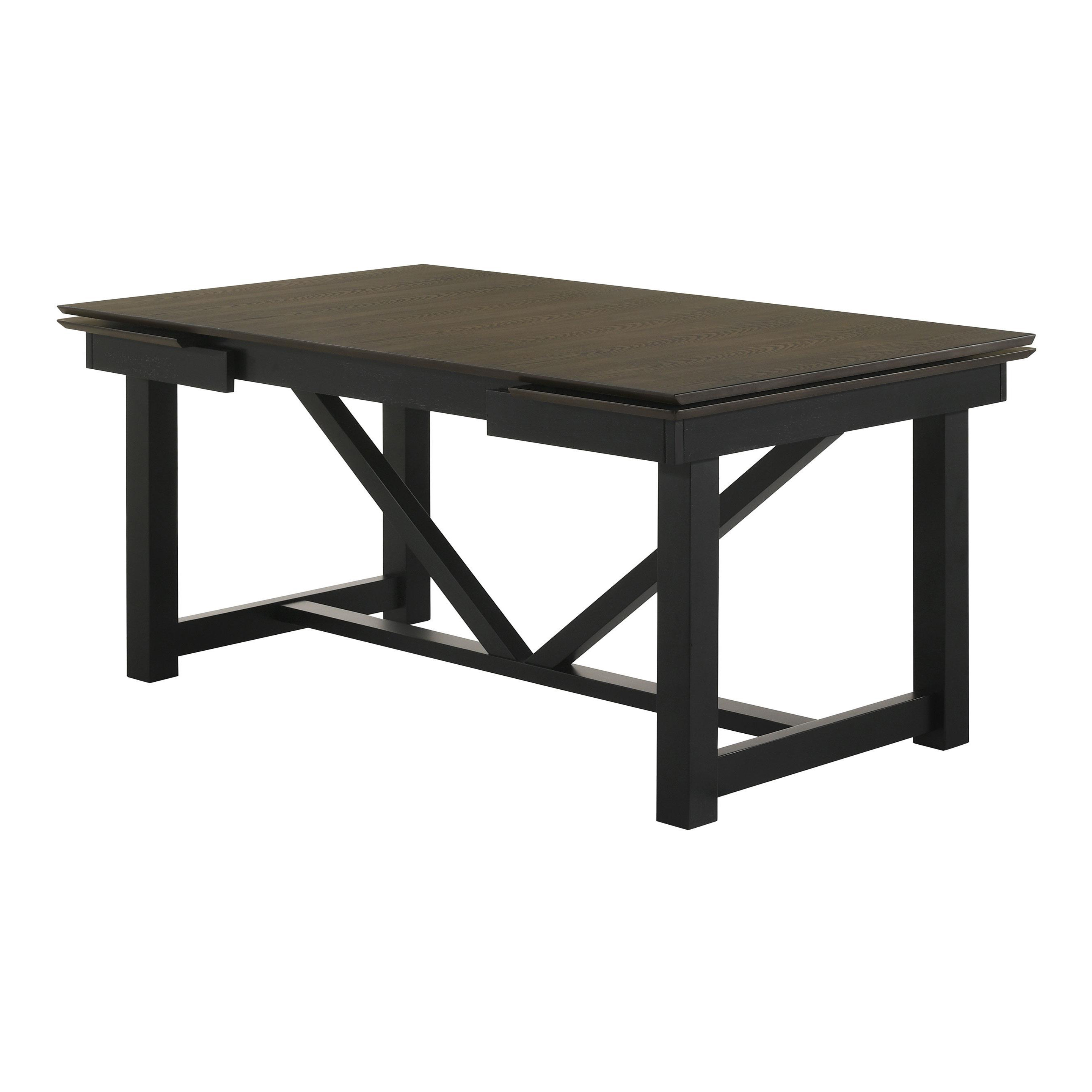 Lark Manor™ Rectangular 87-inch Extension Leaf Dining Table Oak | Wayfair