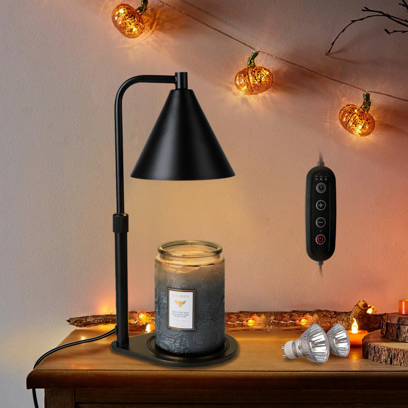 Ivy Bronx Metal Adjustable Candle Warmer Lamp,Candle Warmer Lamp With ...