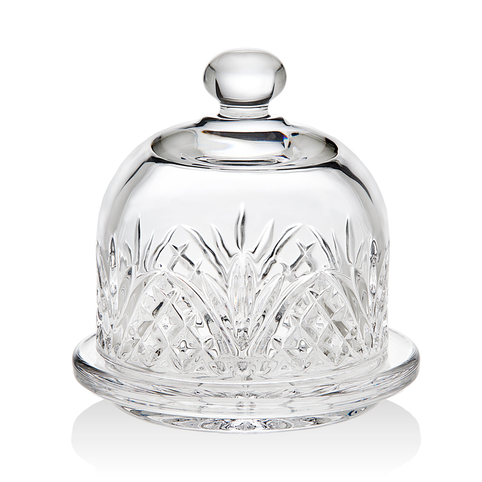 Godinger Silver Art Co Dublin Crystal Mini Butter Bell Dome & Reviews ...