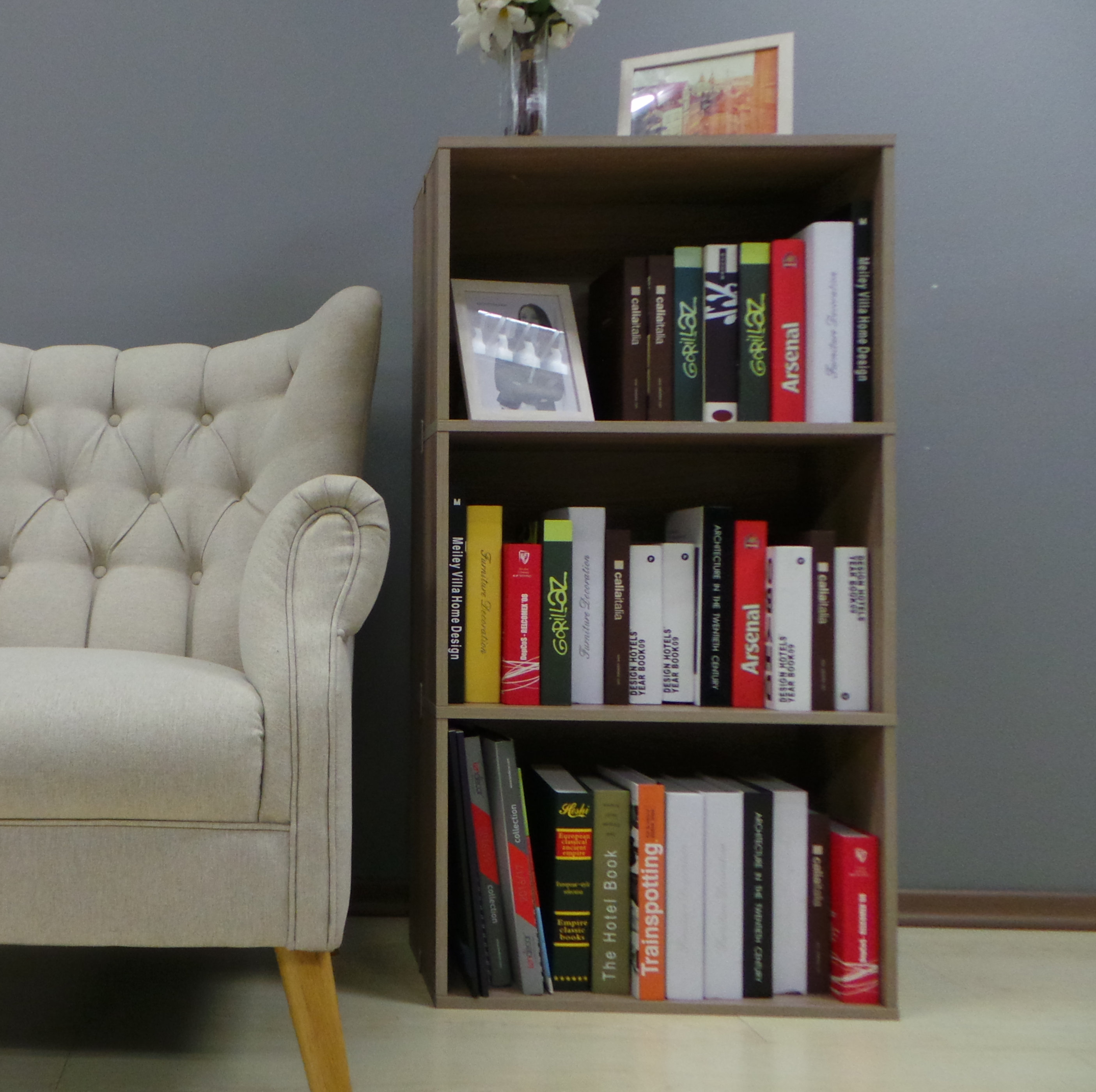 Wrought Studio™ Ola Standard Bookcase & Reviews | Wayfair