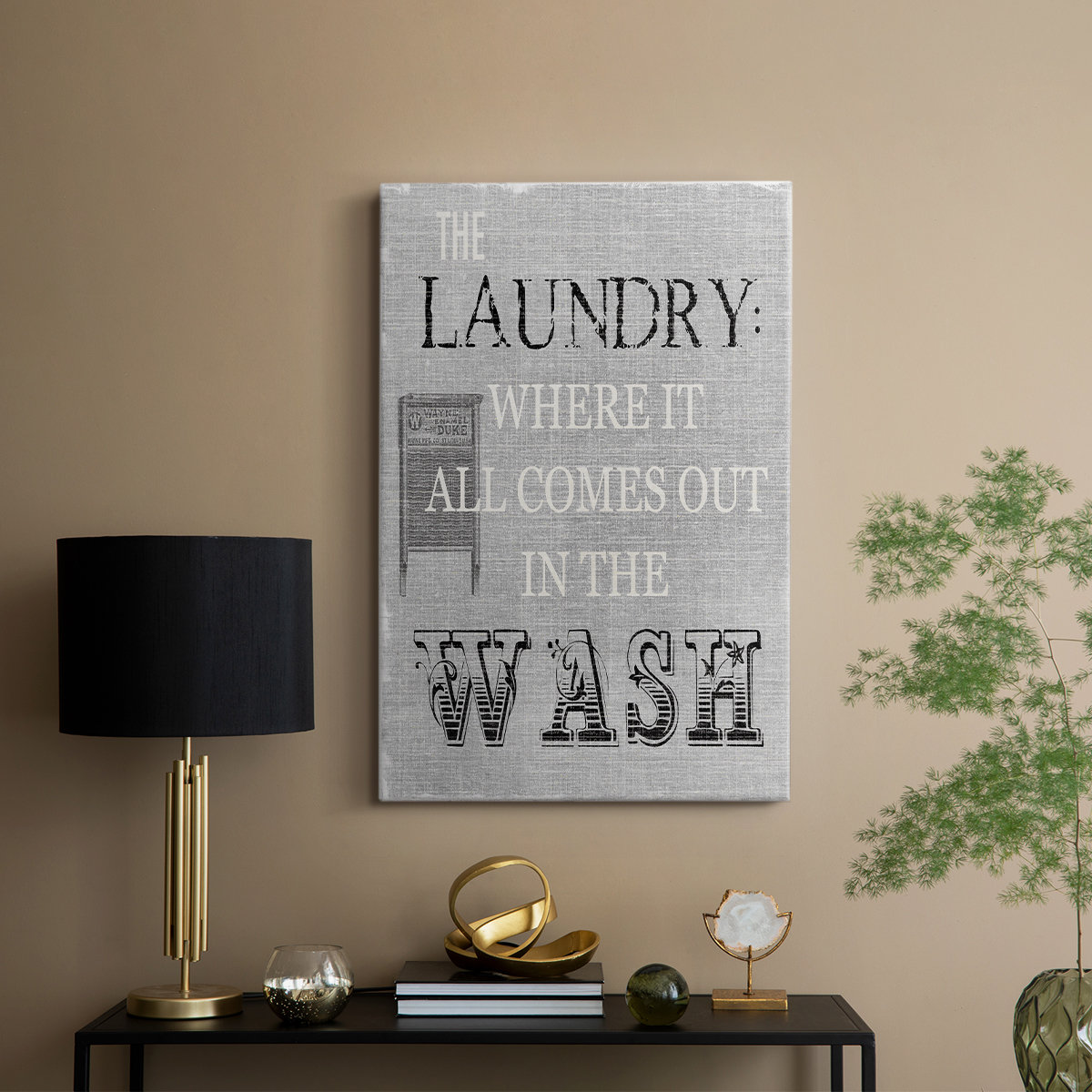 Trinx Out in the Wash -Gallery Wrapped Cavas | Wayfair