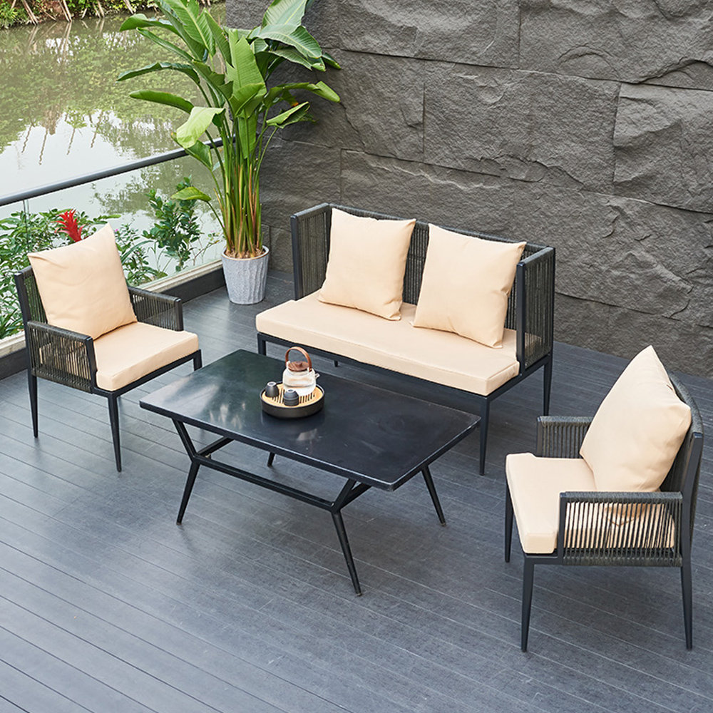 Corrigan Studio Novaleah Modern Simple And Durable Outdoor Conversation ...