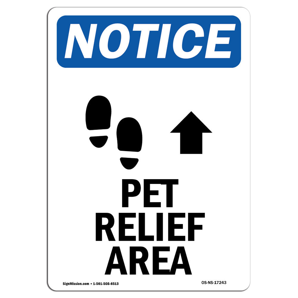 SignMission Pet Relief Area Sign | Wayfair