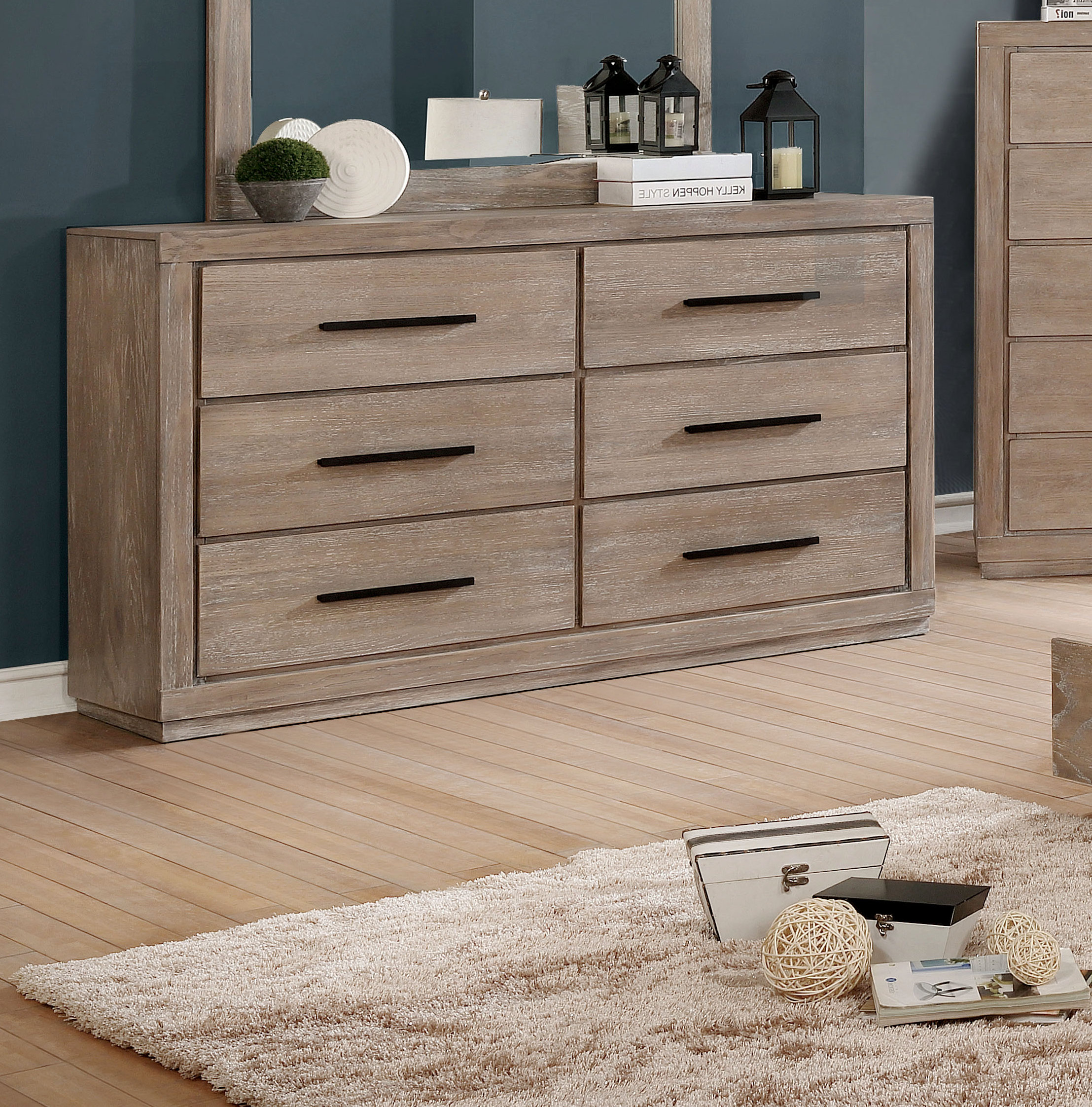 Gracie Oaks Mcmillen 6 Drawer Double Dresser | Wayfair