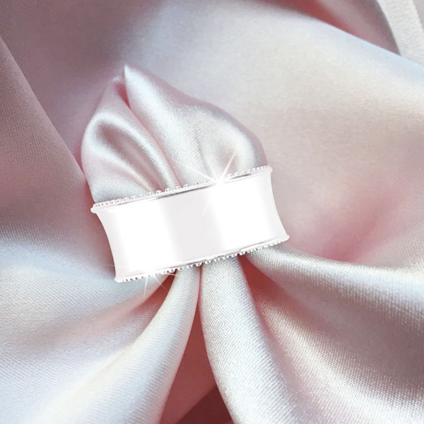 Bruce&Shark Metal Delicate Napkin Rings | Wayfair