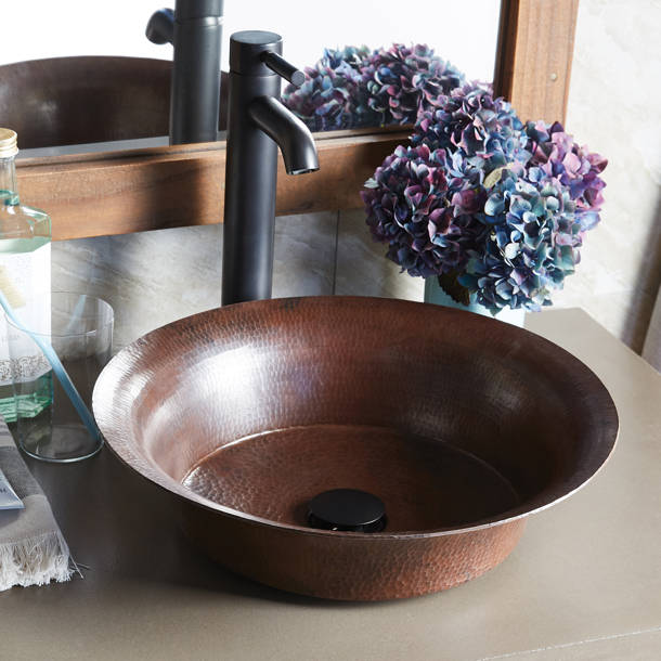 Native Trails Maestro Metal Oval Vessel Bathroom Sink & Reviews | Wayfair